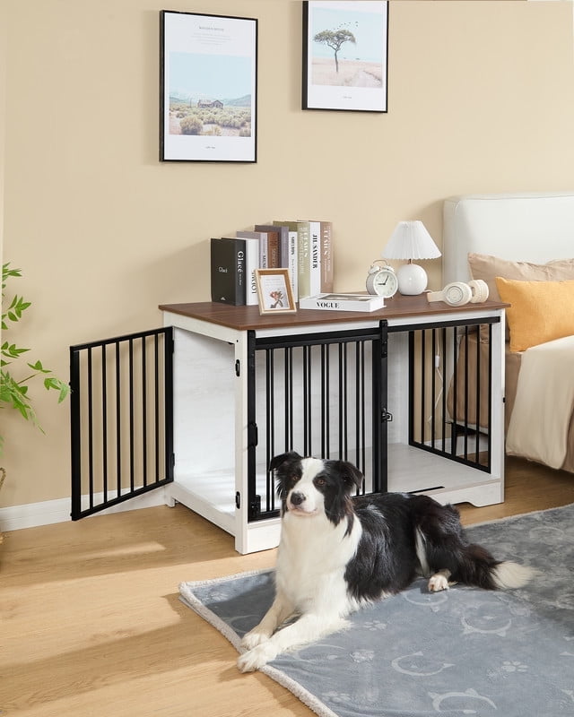Dog Crate Furniture, Duty Dog Kennels ,Wooden Dog House for Small ...