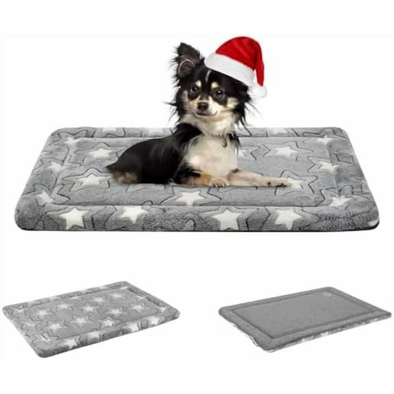 Dog Crate Pad - Reversible Kennel Mat (Cool & Warm), Machine Washable ...