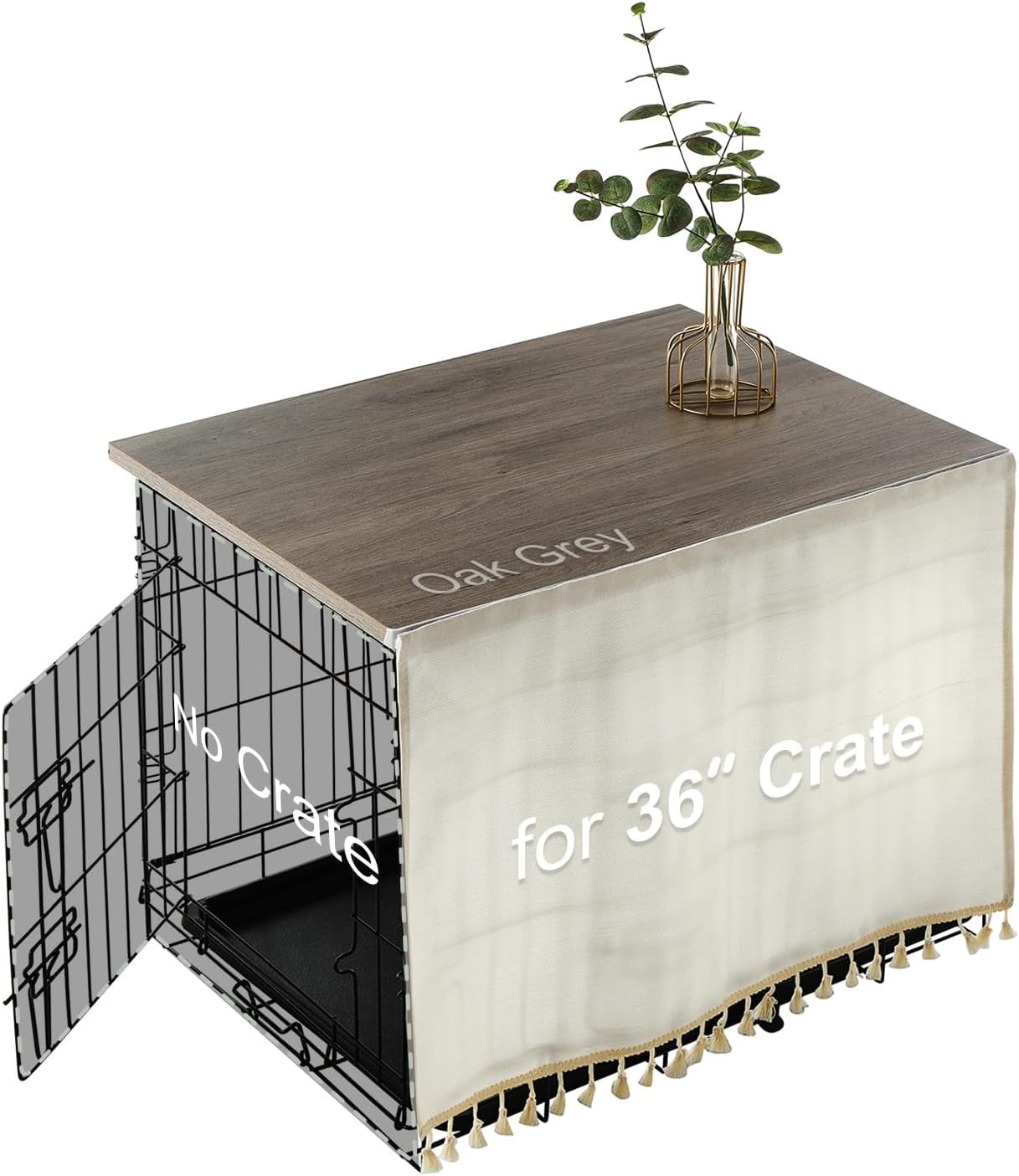 Dog Crate Topper Wood for 48 42 36 24 inch Cages, Dog Crate Table ...