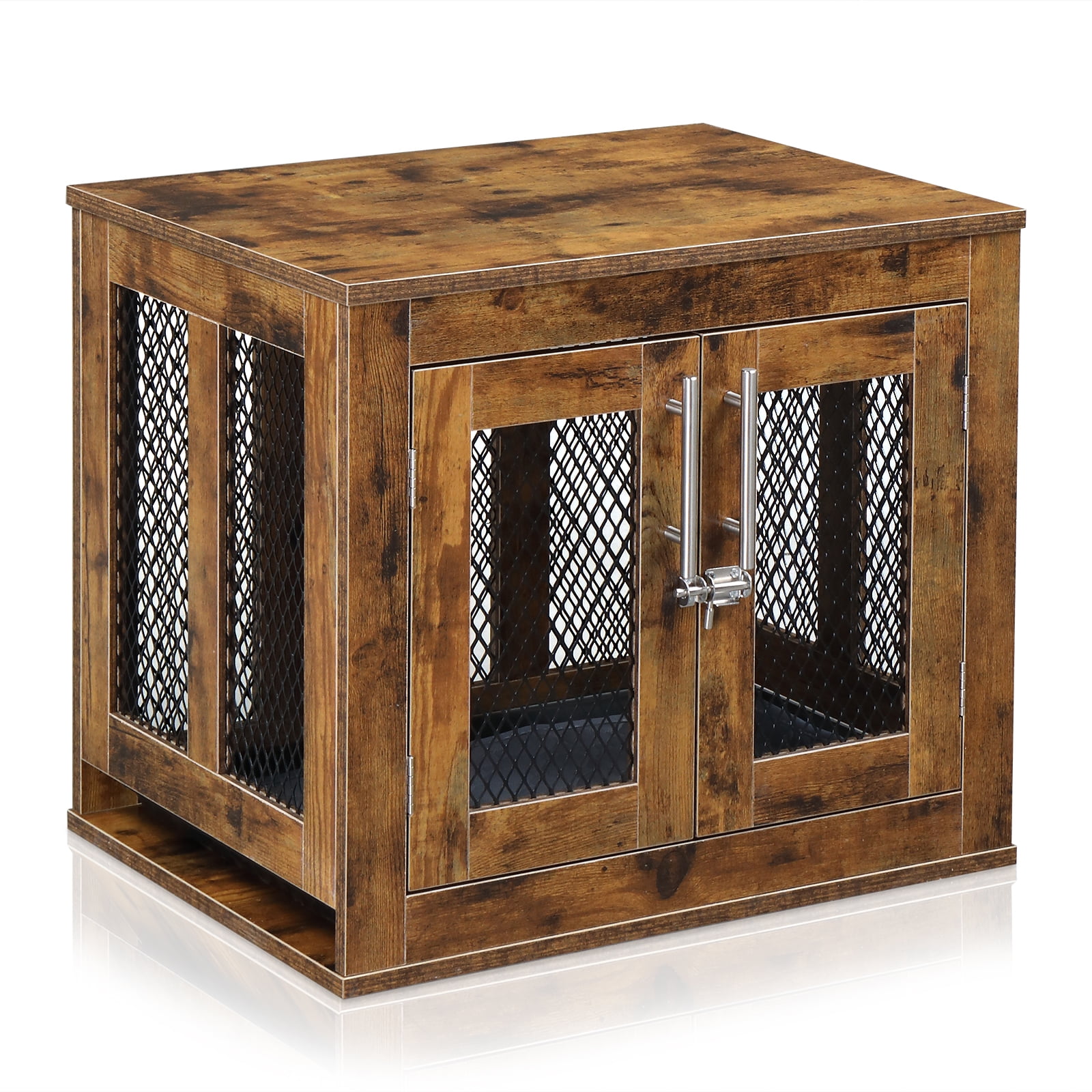 Dog Crate with Tray for Small Dogs, Indoor Aesthetic Puppy Kennel Pet ...