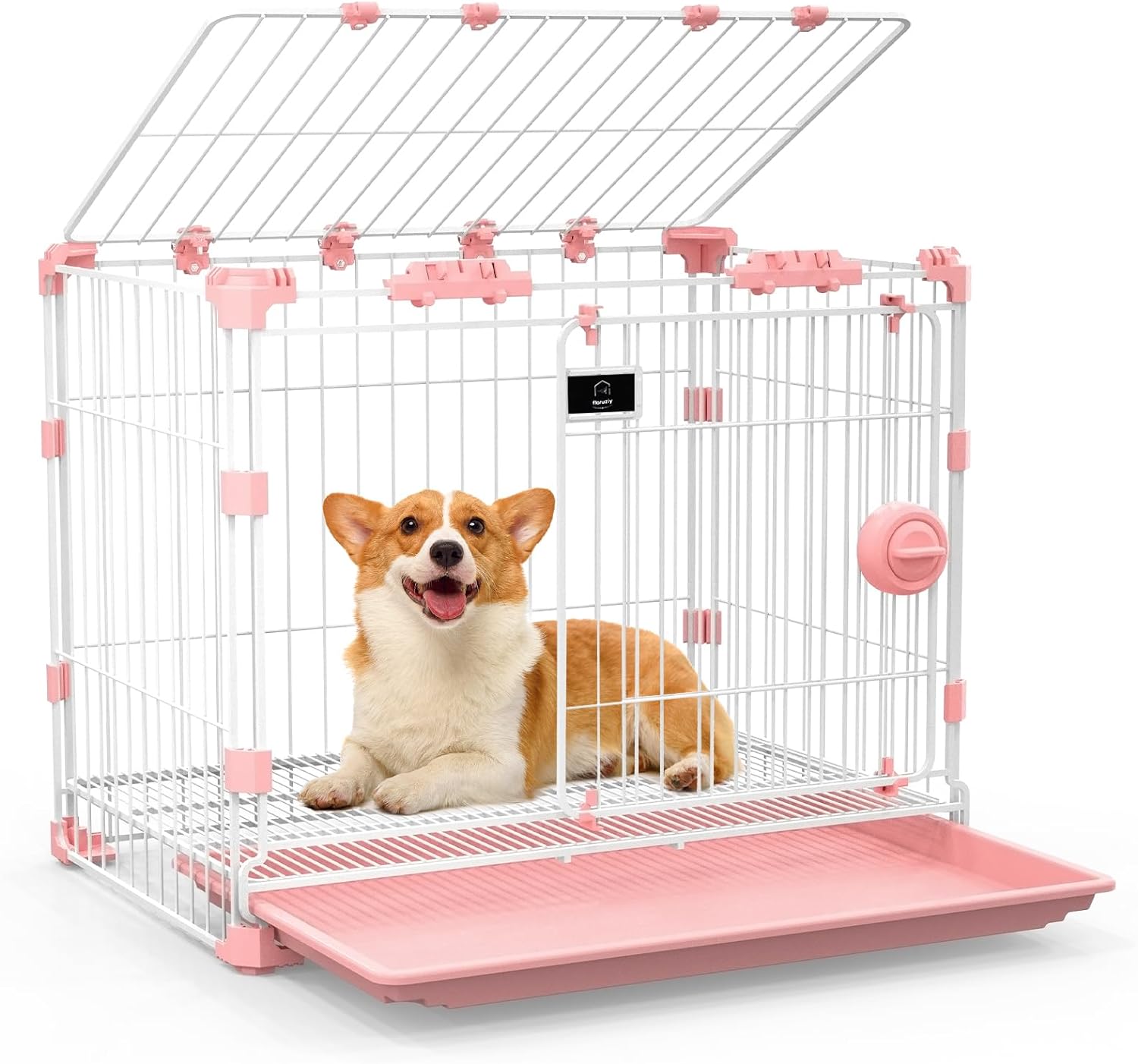 Dog Crate for Medium Dogs,30 inch Metal Dog Kennel Indoor Wire Dog Cage ...
