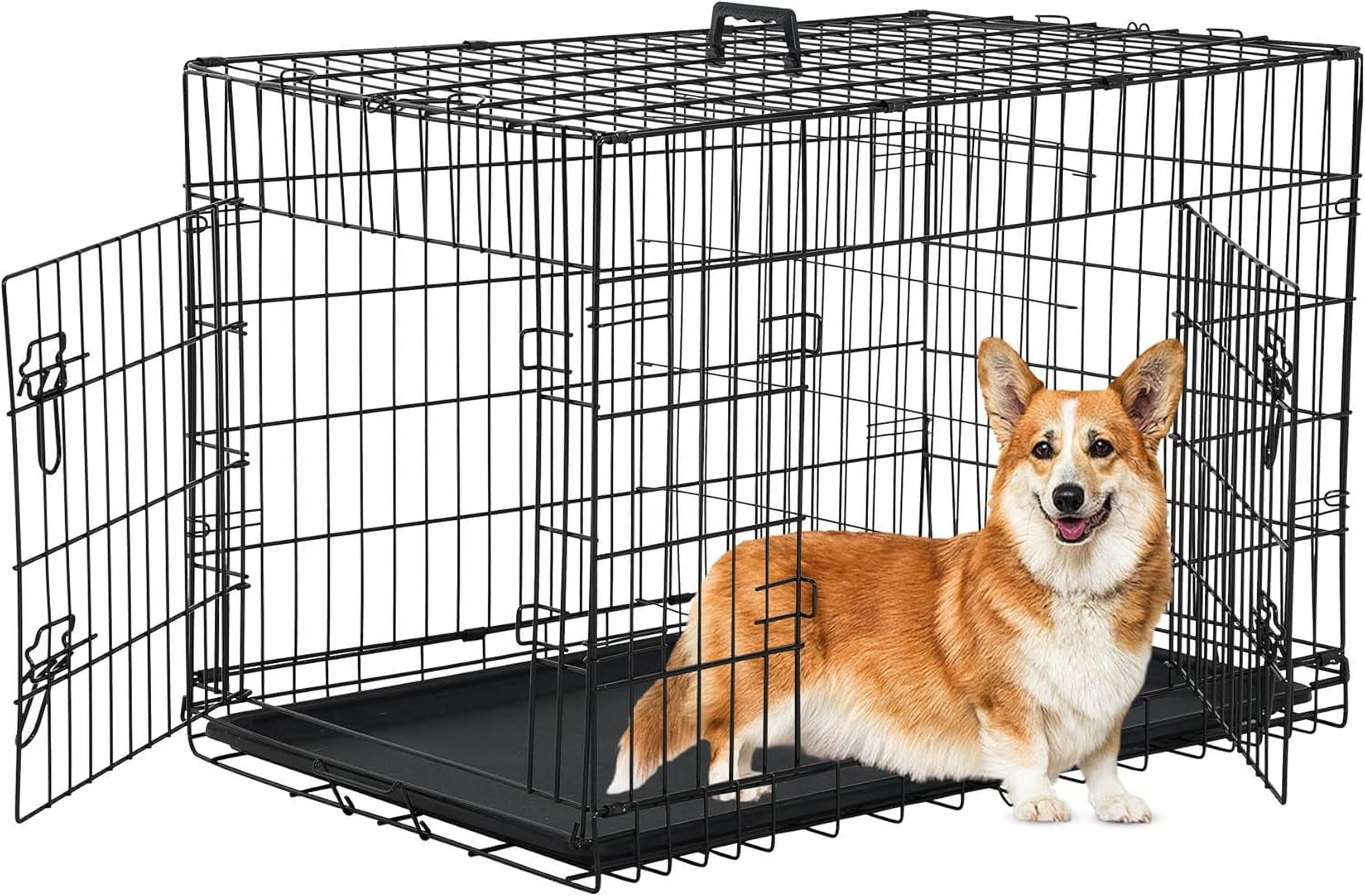 Dog Crates for Medium Dogs 36 Inch Dog Kennel Medium Dog Crate Foldable ...