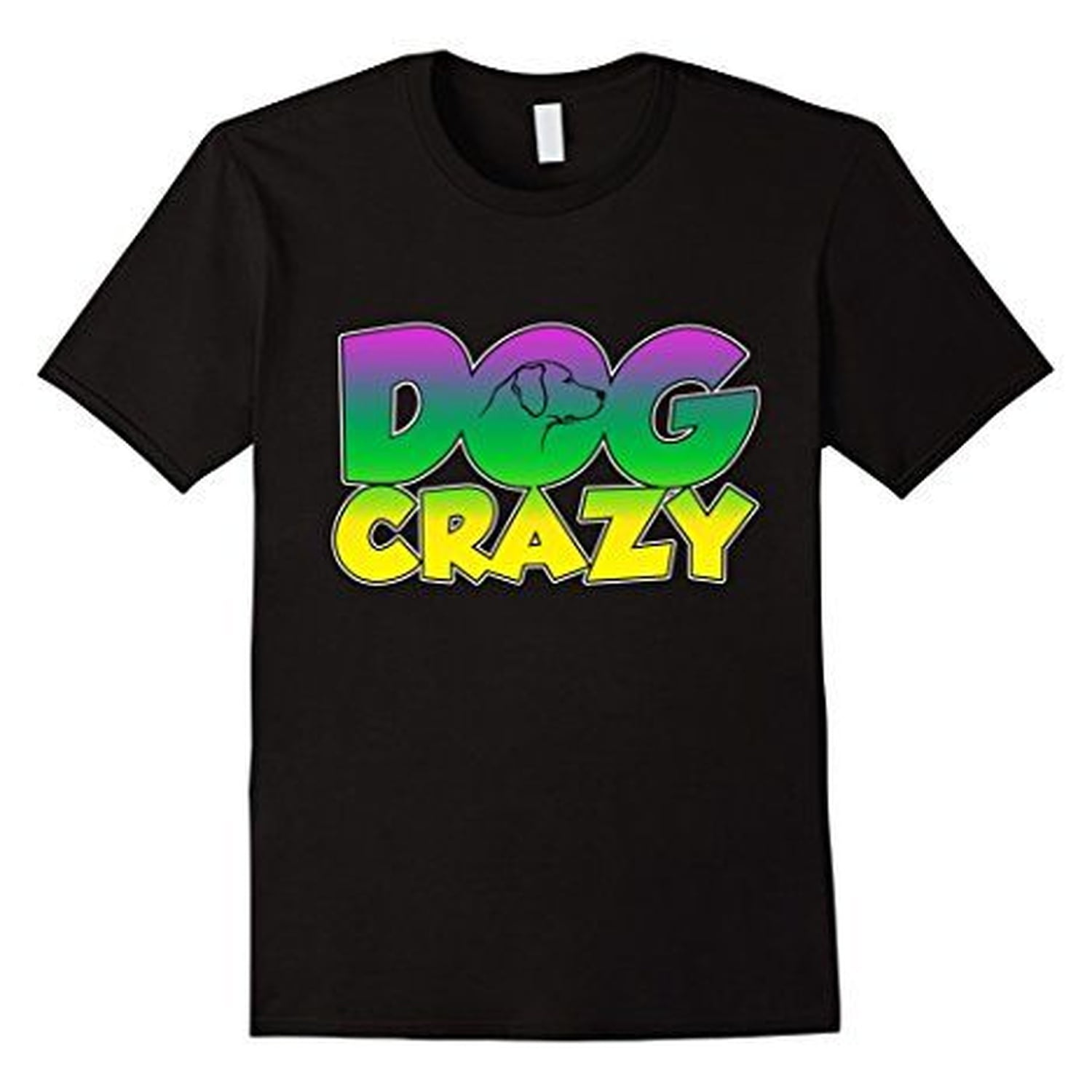 Dog Crazy Black Lab Golden Retriever RainB1Ow Dogs T S1Hirt - Walmart.com