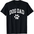 Dog Dad Distressed Design Style Funny Dog Paw Classic Unisex T-Shirt, S ...