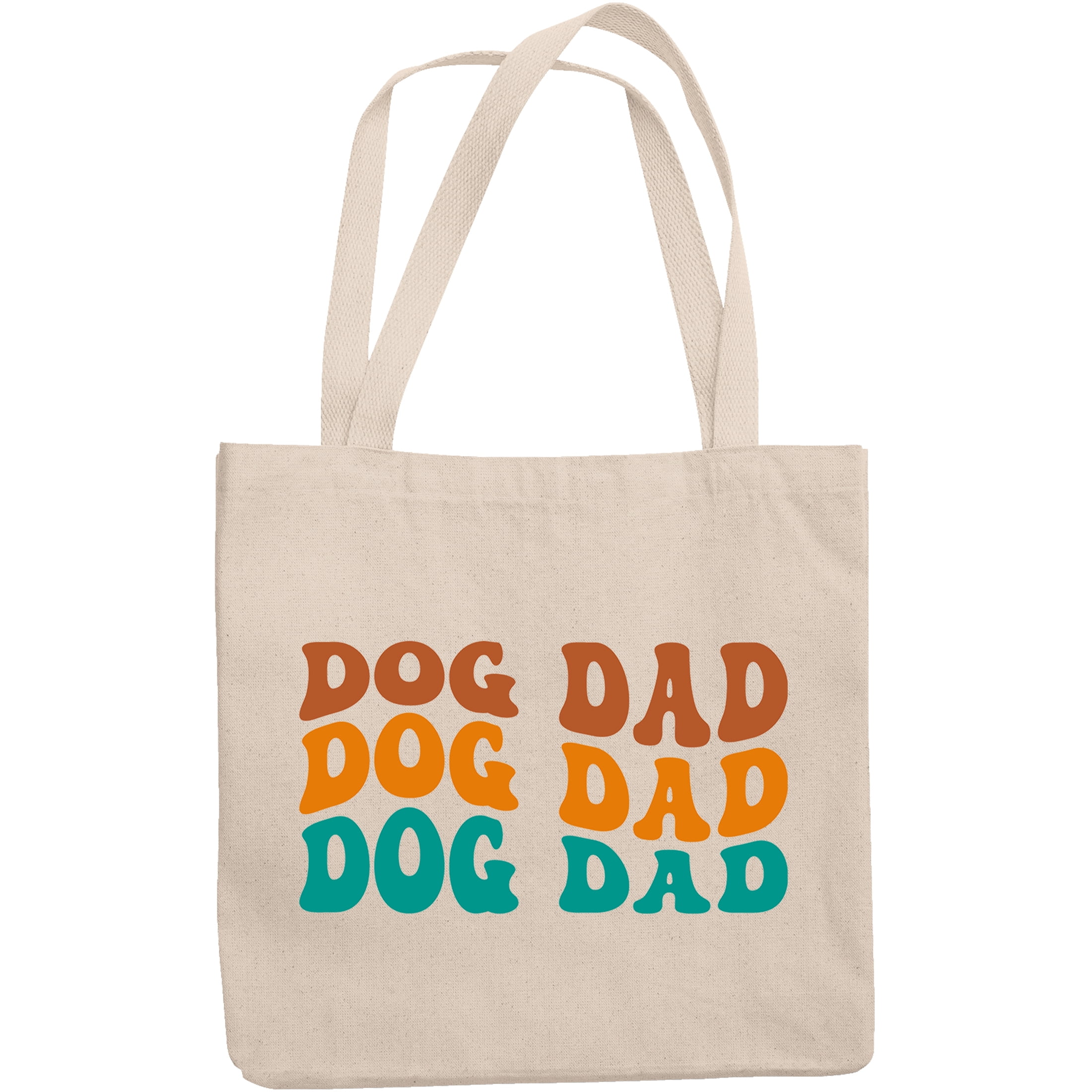 Dog Dad, Title or Name for Dads of Dogs, Groovy Retro Wavy Text Merch ...