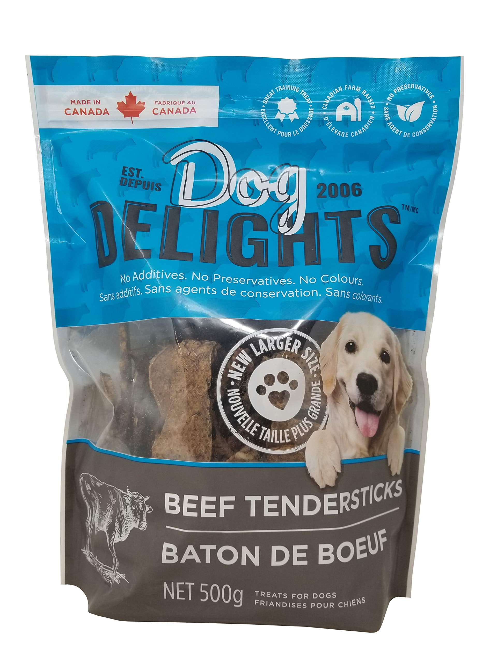 Dog Delights Beef Tendersticks, No Additives, No Preservatives, No ...