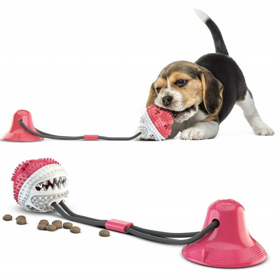 WOOF The Bite n' Brush - Dog Toothbrush Toy - Scrub Plaque and Tartar ...