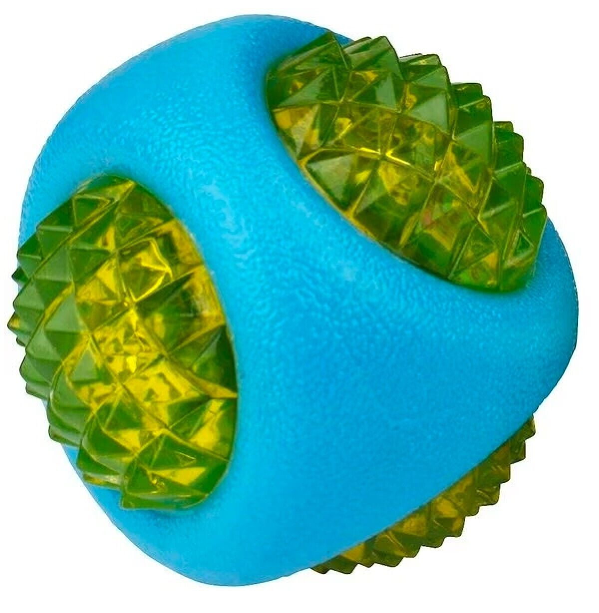Dog Dental Lighted TPR Translucent Diamond Balls 3 inch Small to Medium ...