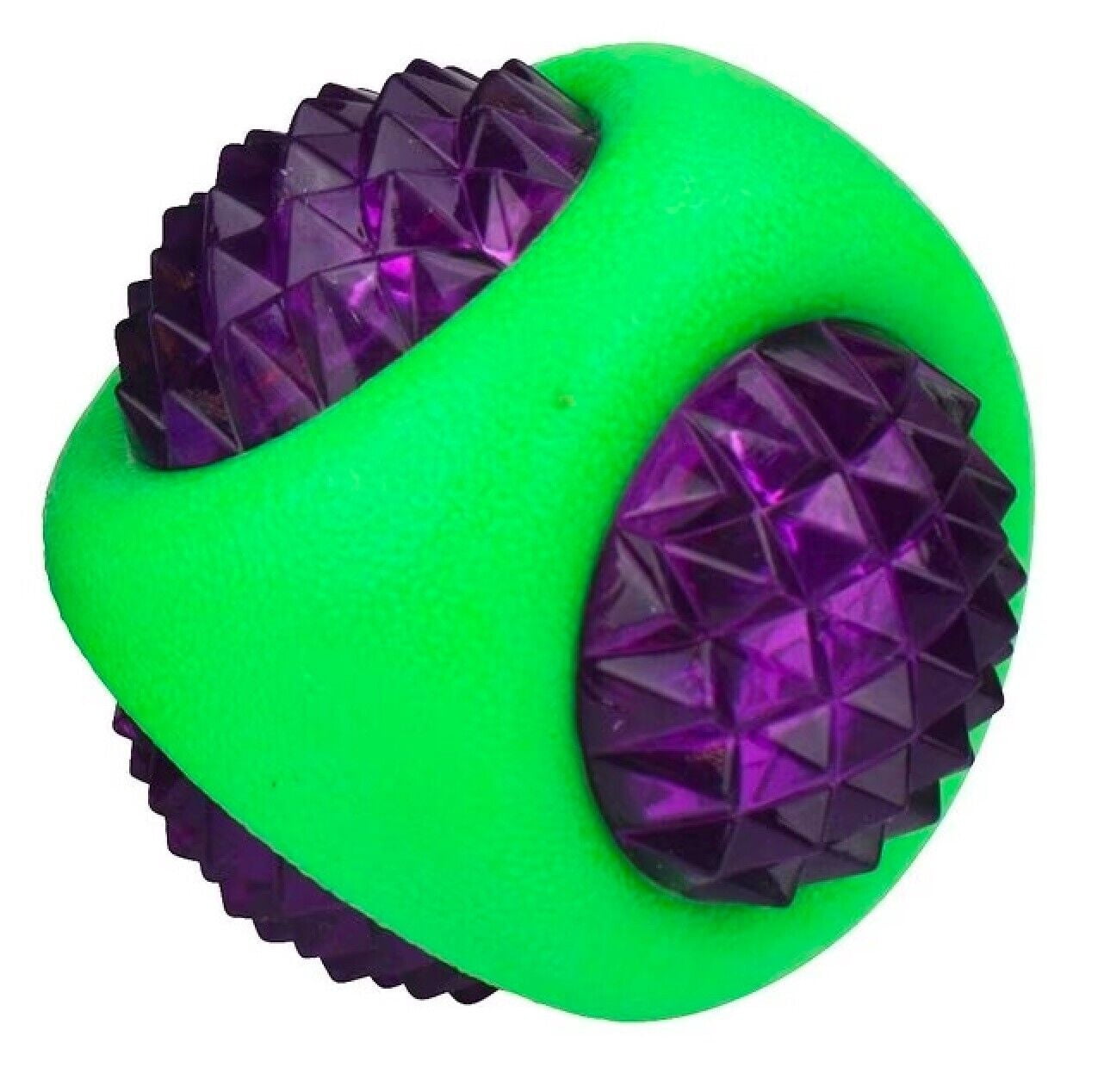 Dog Dental Lighted TPR Translucent Diamond Balls 3 inch Small to Medium ...