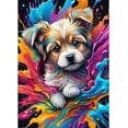 Dog Diamond Art Kits, Animal Diamond Art Kits for Adults 5D, Colorful ...