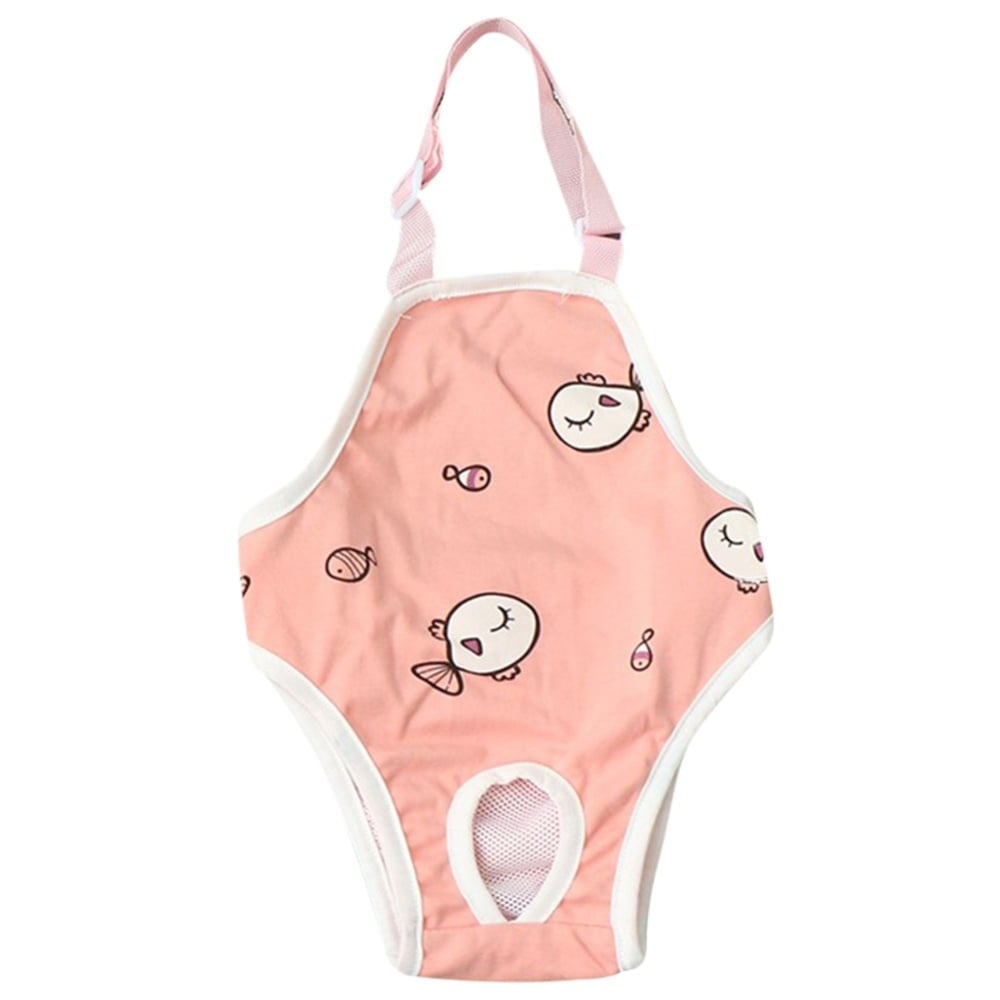 Dog Diapers Female Sanitary Pantie with Adjustable Suspender, Reusable ...