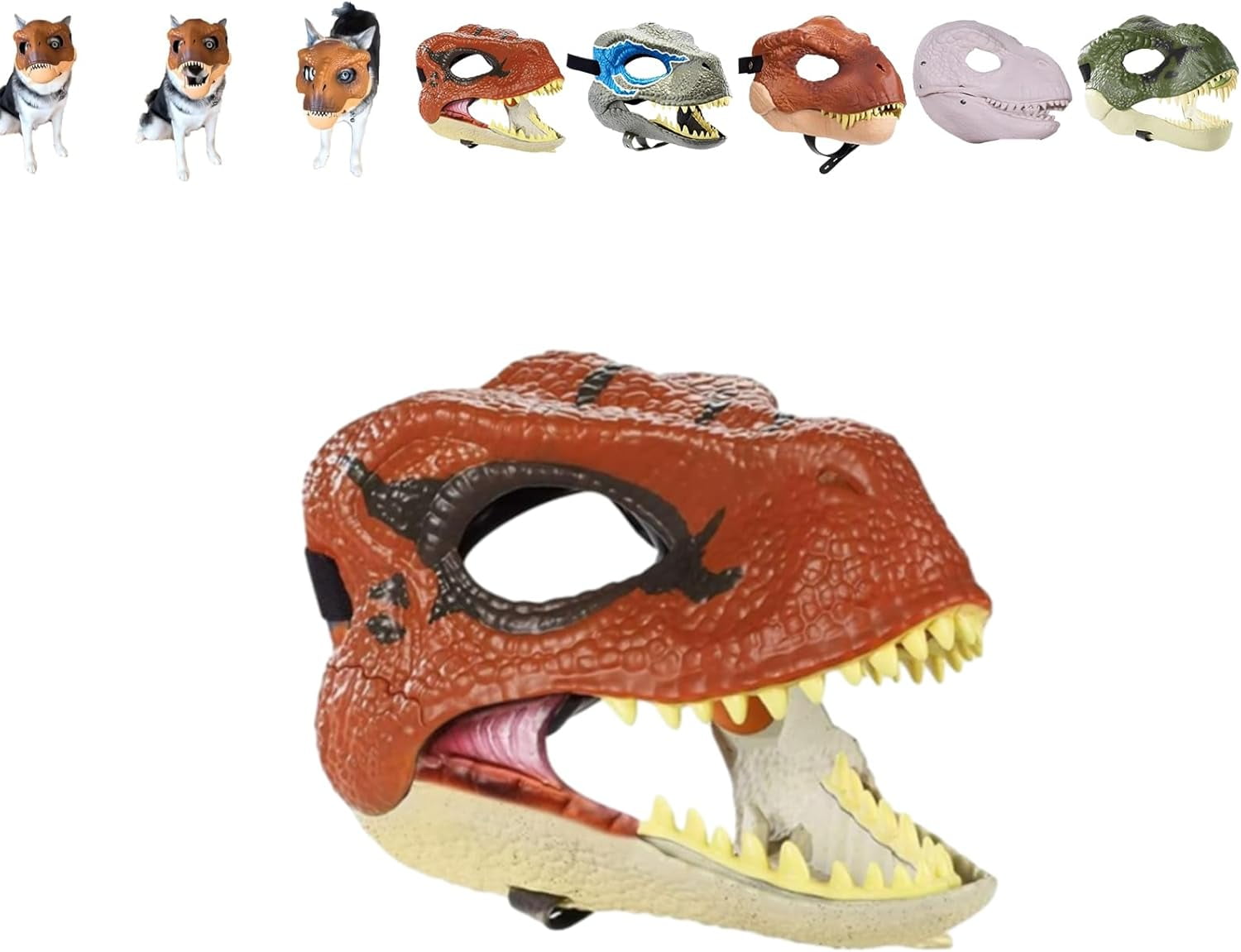 Dog Dinosaur Mask, Dinosaur Dog Mask for Large and Medium Dogs ...