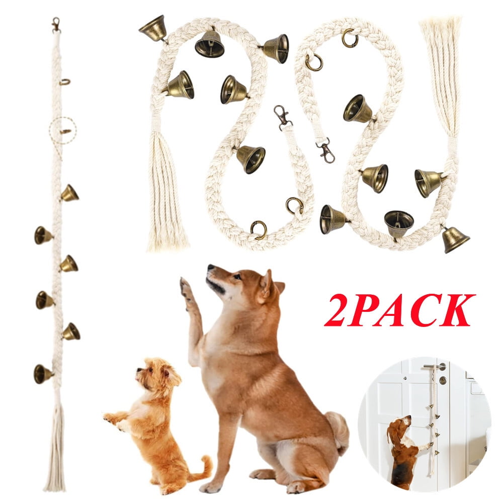 Dog Door Bell Puppy Training Door Bell 6 Loud Bells For Pets Potty ...