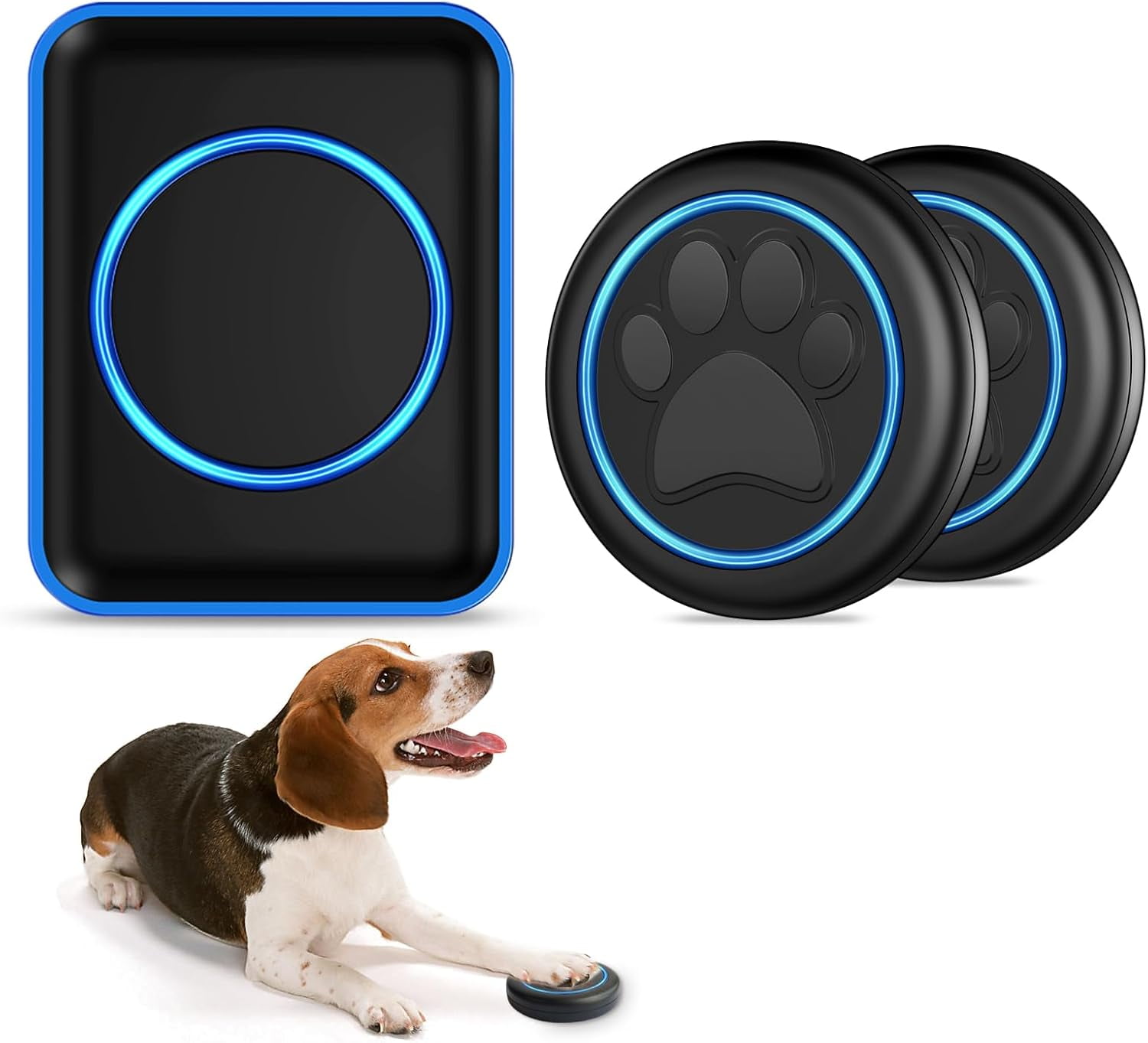 Dog Doorbell for Potty Training, Wireless Pet Doggie Door Bell Training ...