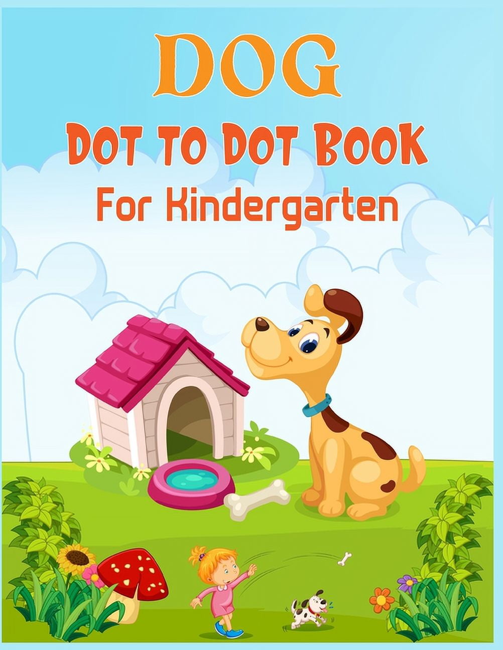 Dog Dot to Dot Book For Kindergaten: Connect the dot Activities for ...