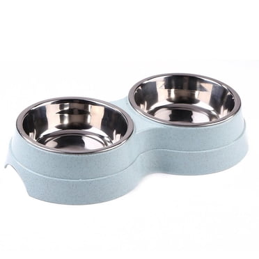 TBOLINE Stainless Steel Double Dog Bowl: Food and Water Feeder for ...