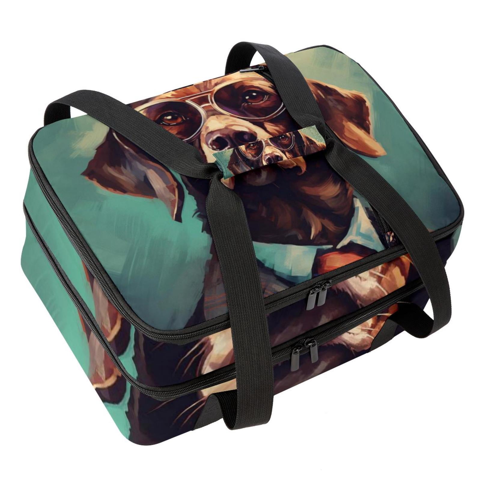 Dog Double Layered Insulated and Refrigerated Lunch Bag with Two ...