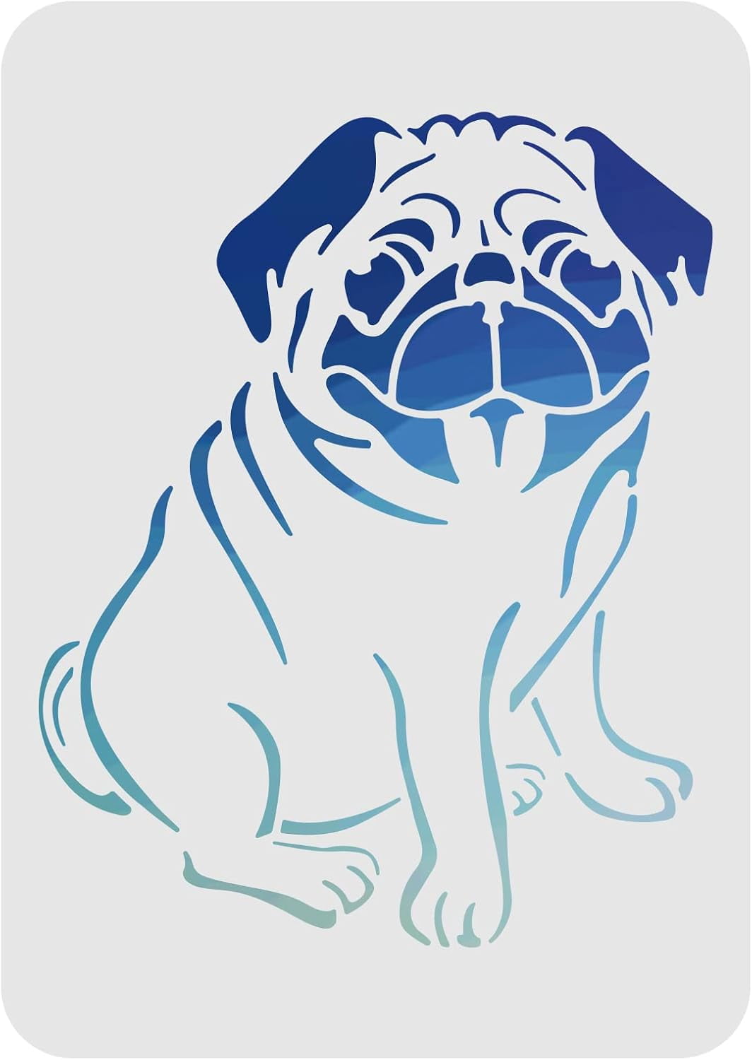 Dog Drawing Painting Stencils Templates 11.6x8.3 Inch Plastic Stencils ...