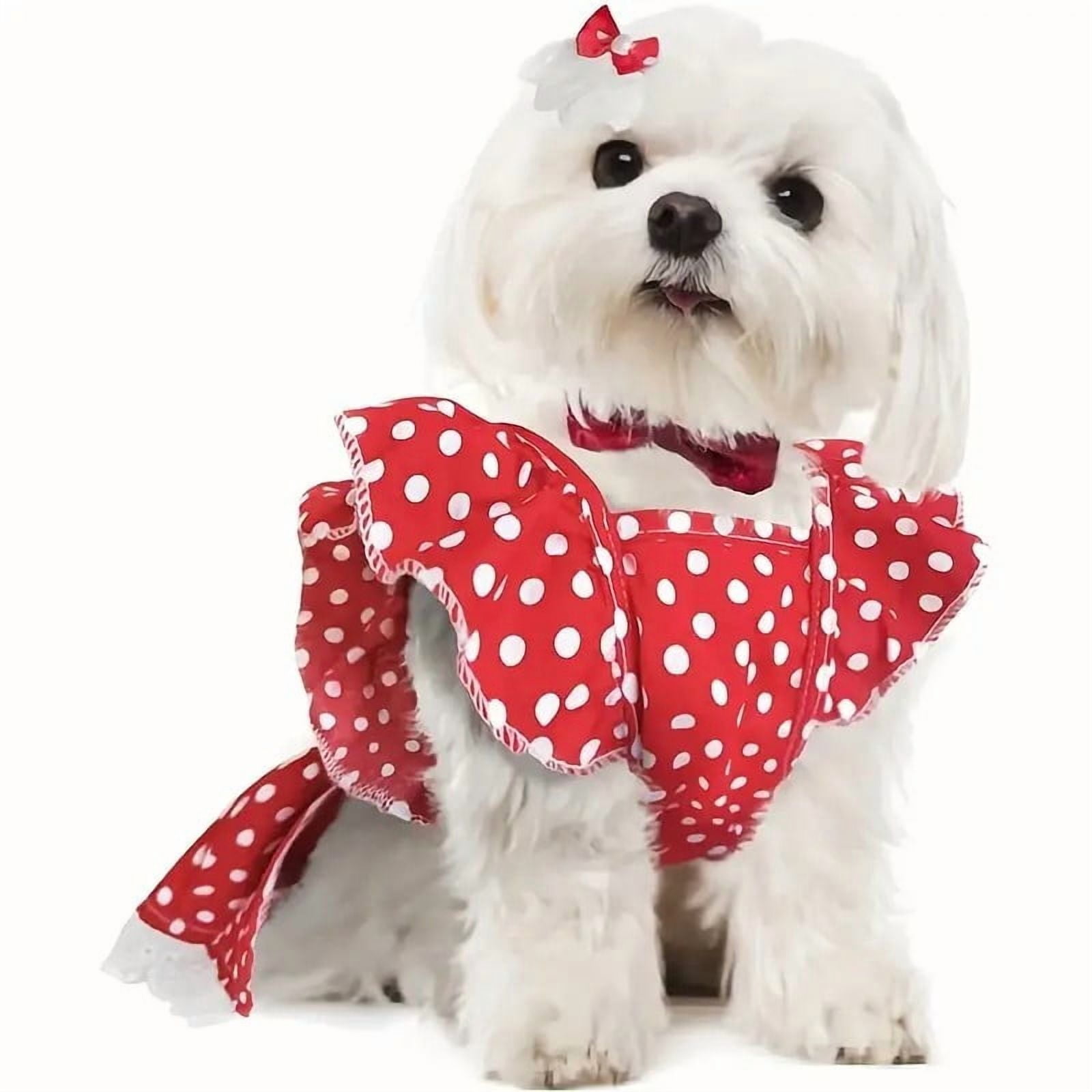 Dog Dress for Small Dogs Girl Chihuahua Yorkies Female Dog Clohtes ...