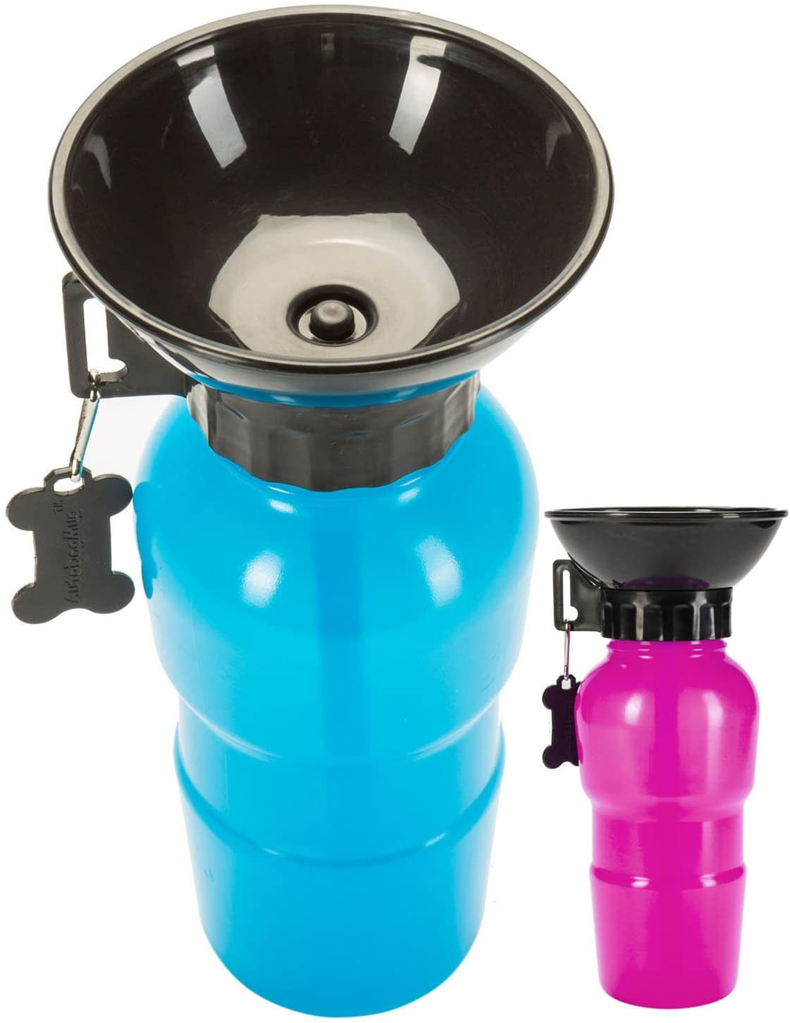 Dog Drinking Bottle with Integrated Drinking Bowl Travel Water Bottle ...