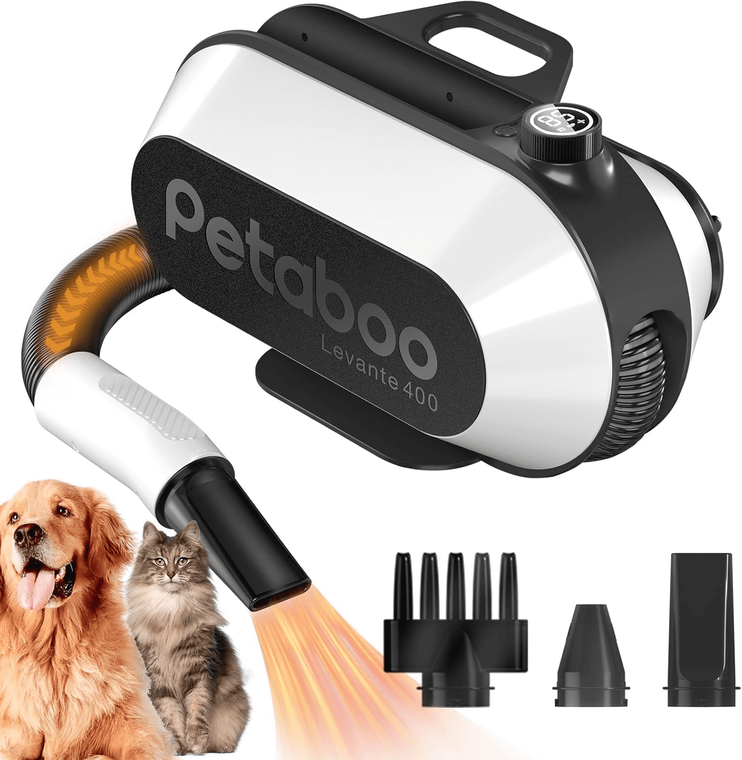 Dog Dryer for Pet Grooming, High-Velocity Force Blow Dryer, Super Quiet ...