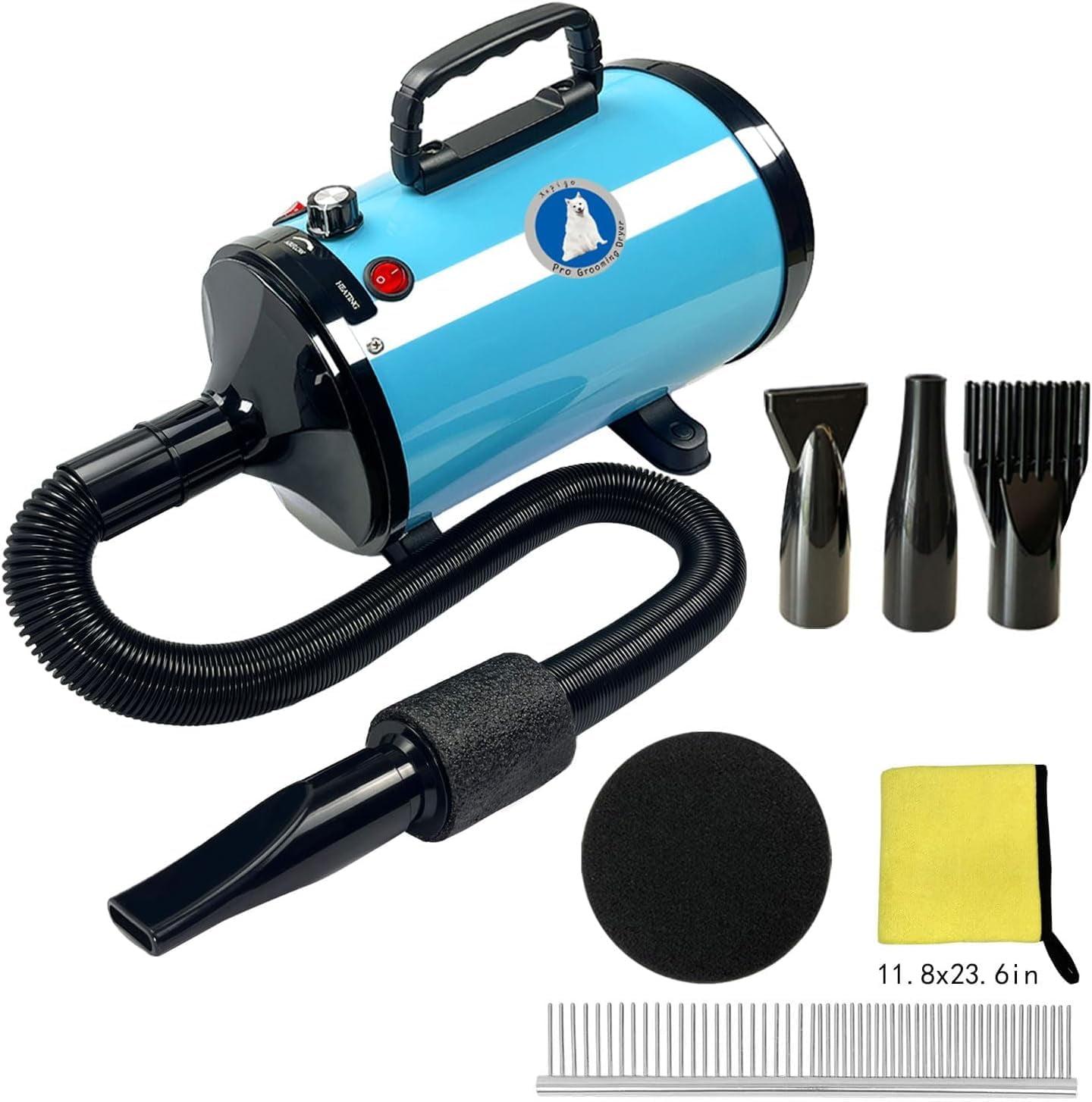 Dog Dryer - Professional MSF2 Pet Hair Dryer for Dogs,Low Noise ...
