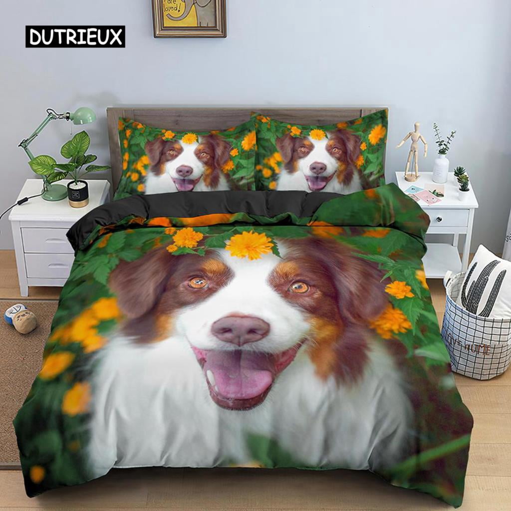 Dog Duvet Cover Set Golden Retriever Size Bedding Set for Boys Girls ...