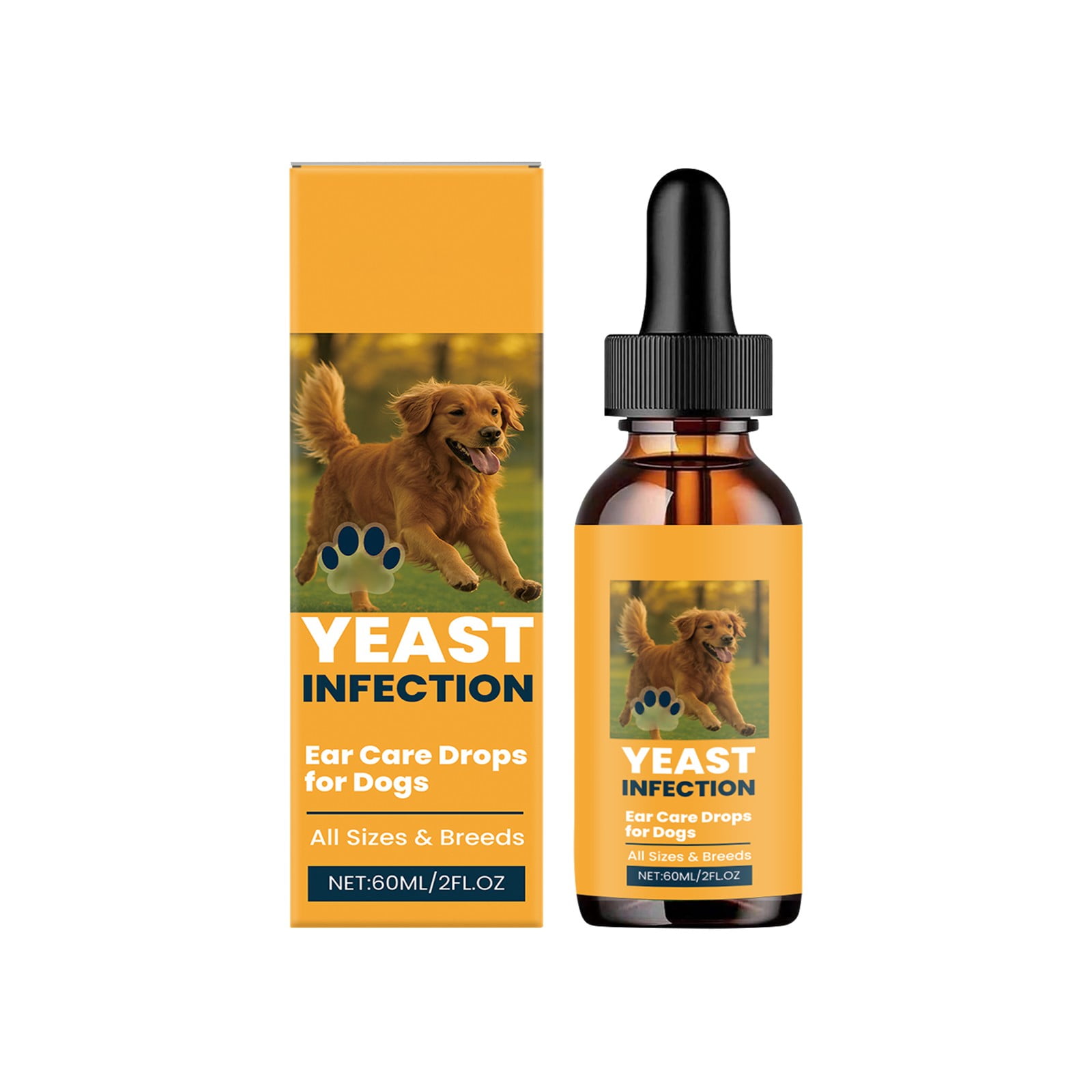 Dog Ear Care Drops for Yeast Infection Relief, Natural Solution for All ...