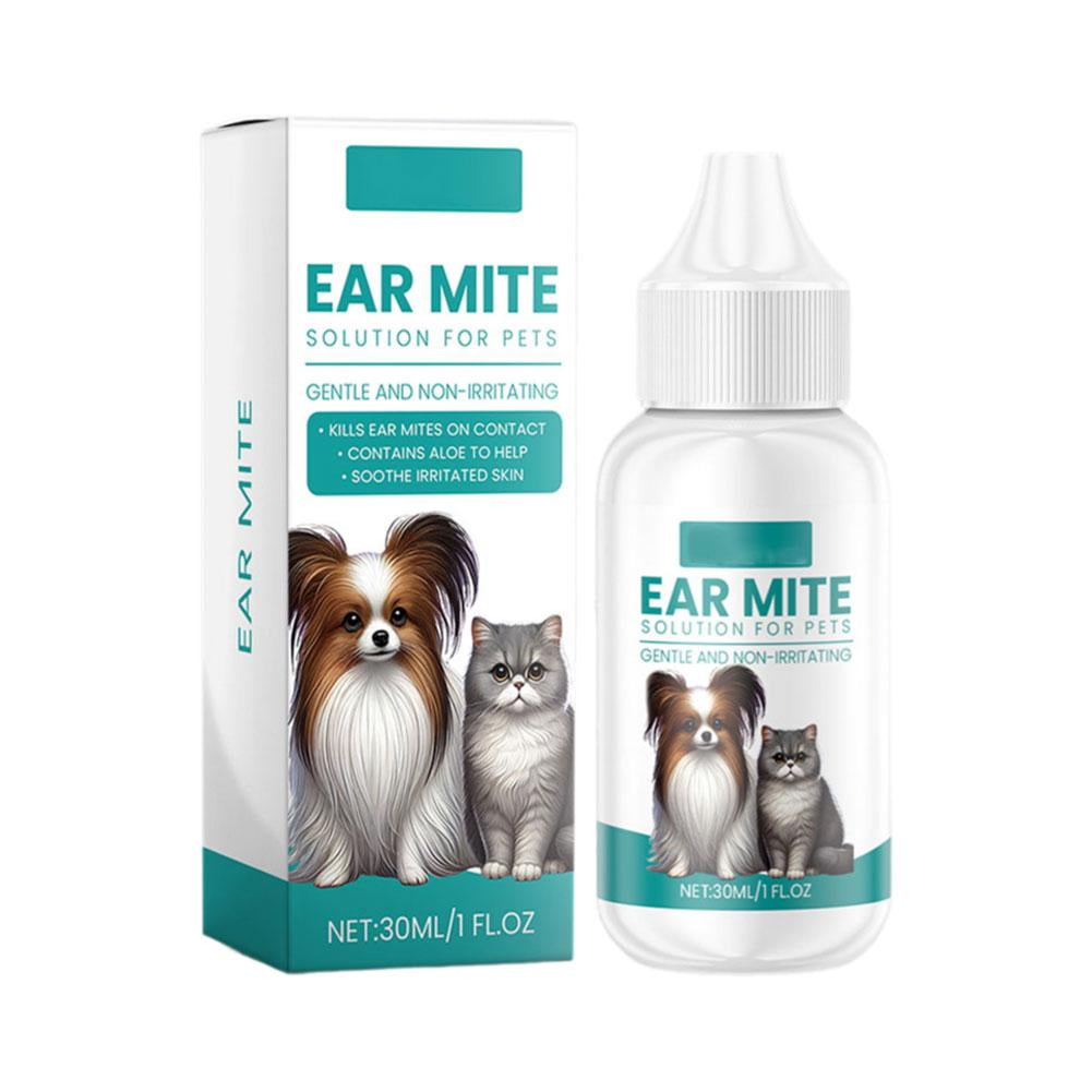 Dog Ear Cleaner Pet Ear Cleaning Oil Softens The Ear Canal, Removes ...