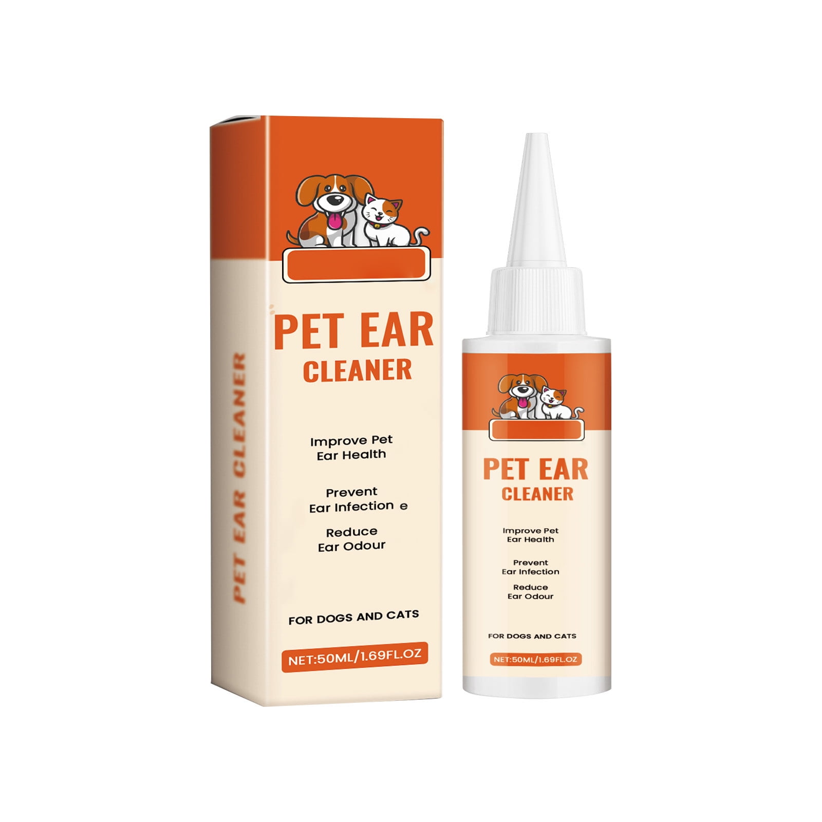 Dog Ear Cleaner Solution – Ear Mites & Infection Treatment with Swabs ...