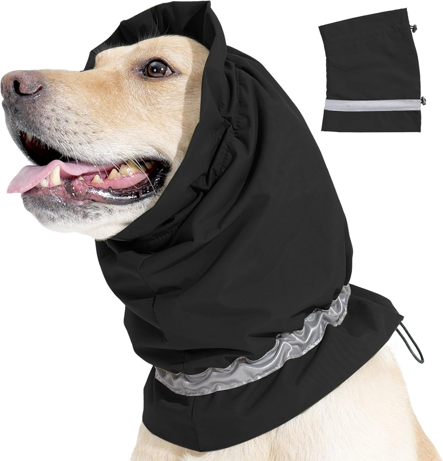 Dog Ear Cover Adjustable Ear Protection Winter Warm Outdoor Rainproof ...