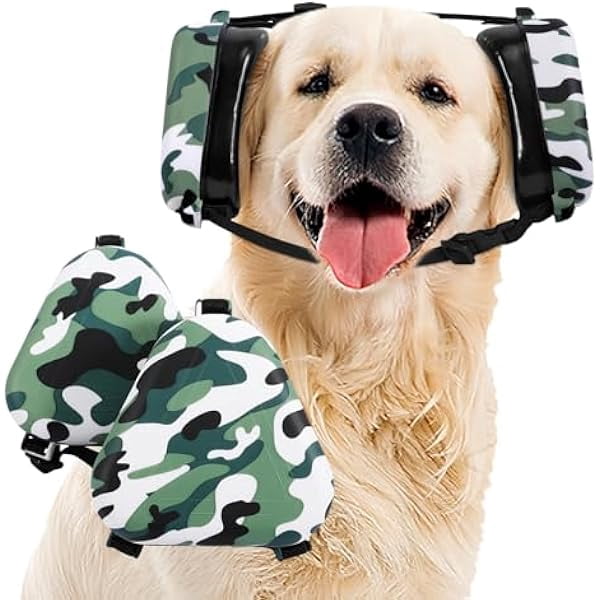 Dog Ear Muffs Noise Protection, Noise Cancelling Headphones for Dogs ...