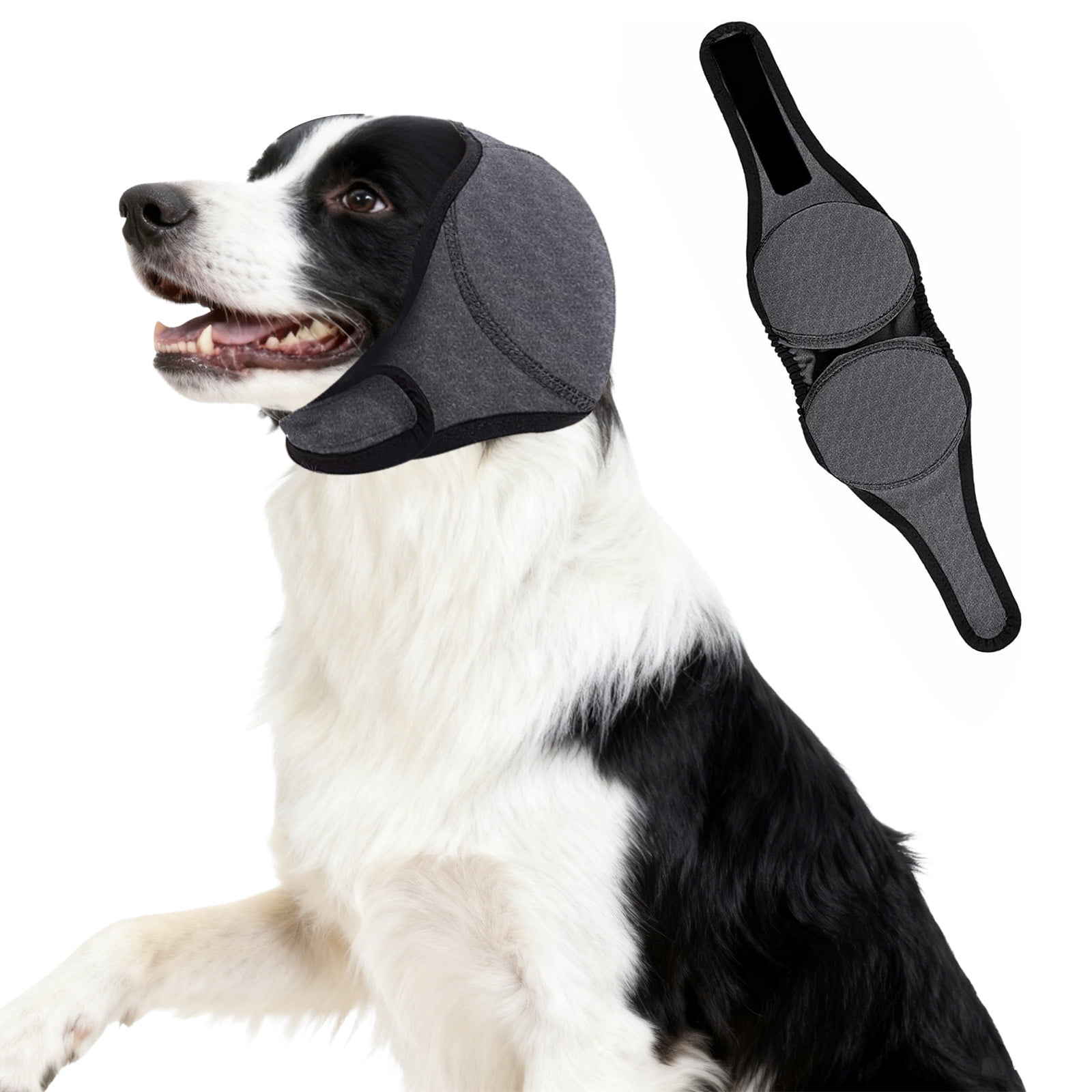 Dog Ear Muffs for Noise & Shake Prevention – Adjustable Hook-and-Loop ...