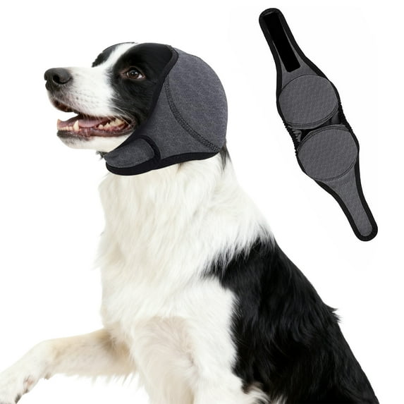 Dog Ear Muffs for Noise & Shake Prevention – Adjustable Hook-and-Loop ...