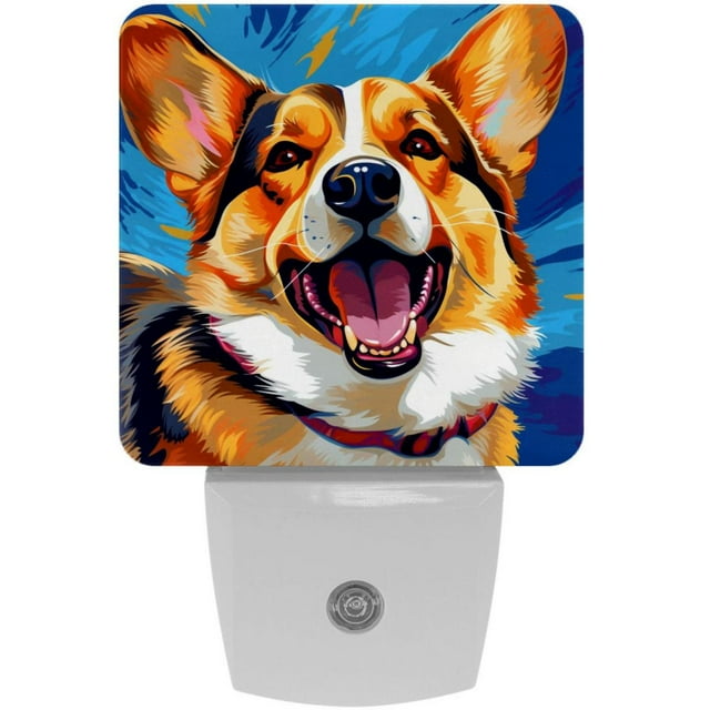 Dog Enhance Your Space with LED Square Night Lights - Versatile ...