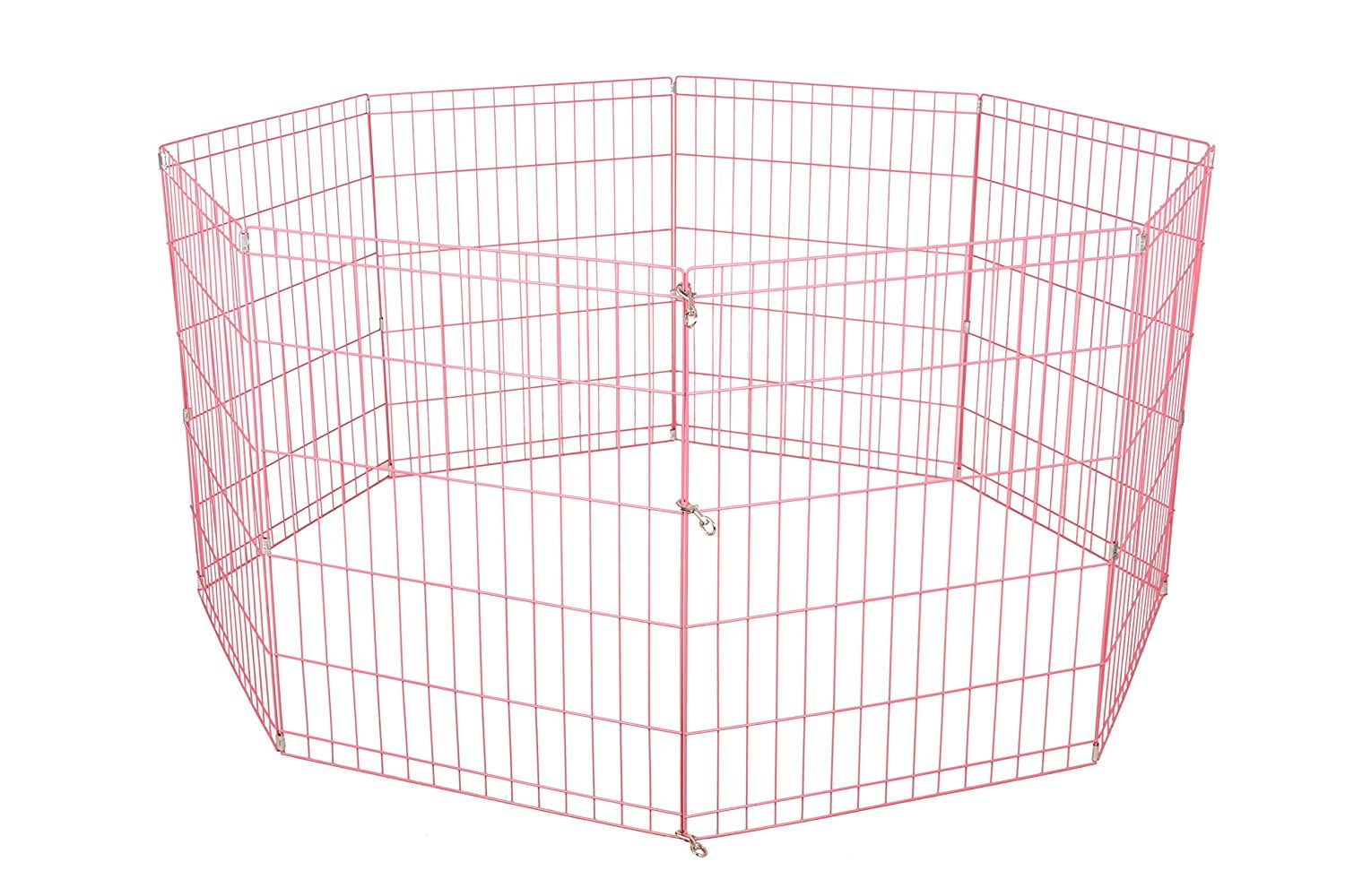 BestPet Dog Playpen, Exercise Pen, 8 Panel, Pink, 36"H, Suitable for ...