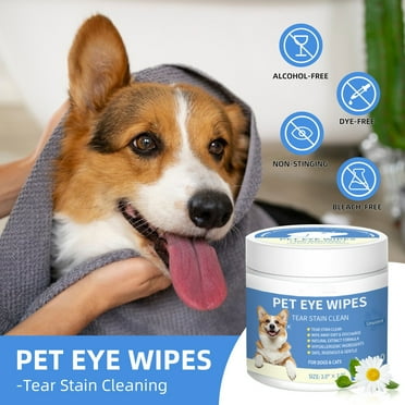 Vet’s Best® Eye Cleansing Wipes for Dogs - Aloe Vera & Witch Hazel - 50 ...