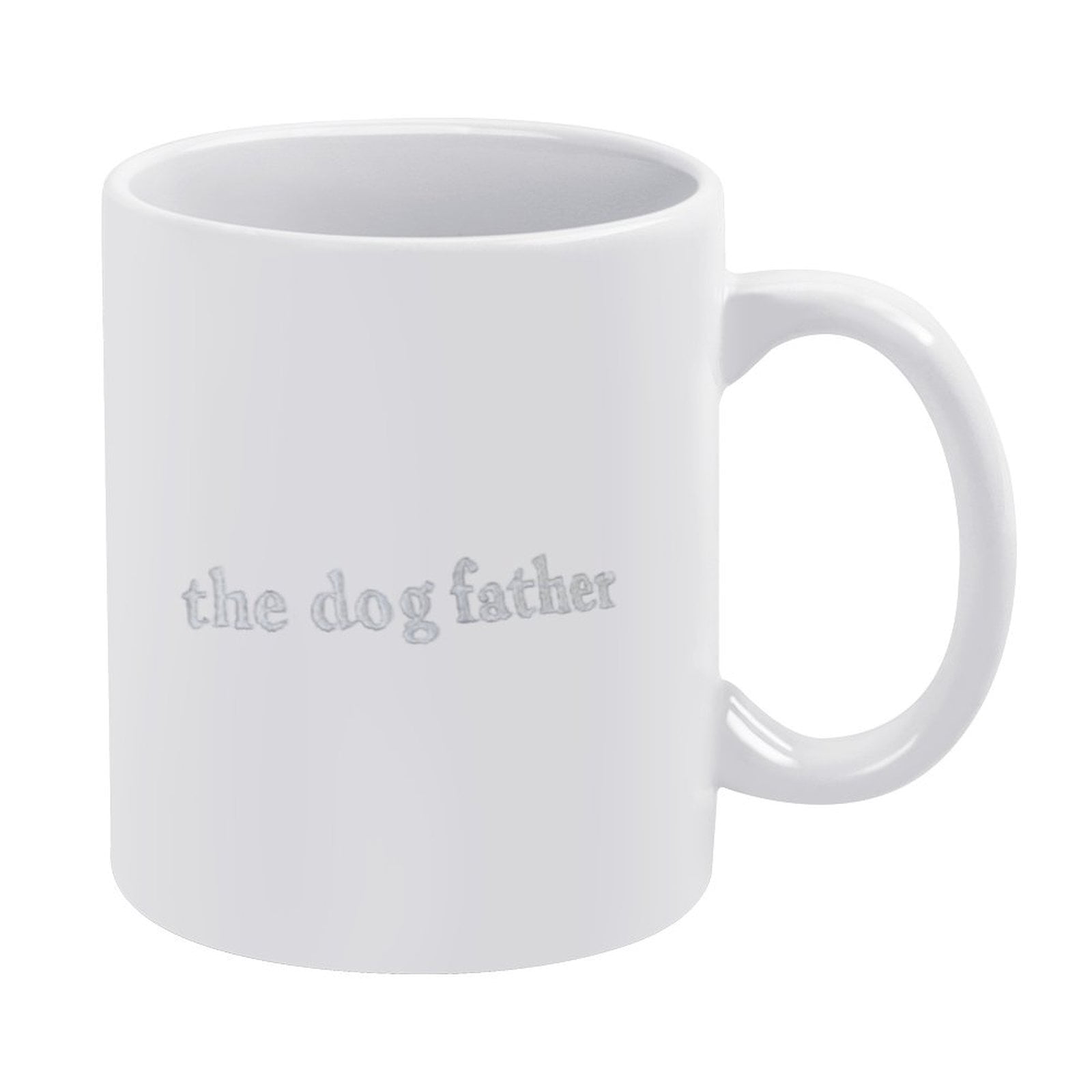 The Dog Father Prined Coffee Mug 12oz Ceramic Cup Dad Gifts For Fathers ...