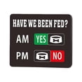Dog Feeding Reminder Sign with Magnet,Pet Feed Chart with Have We Been ...
