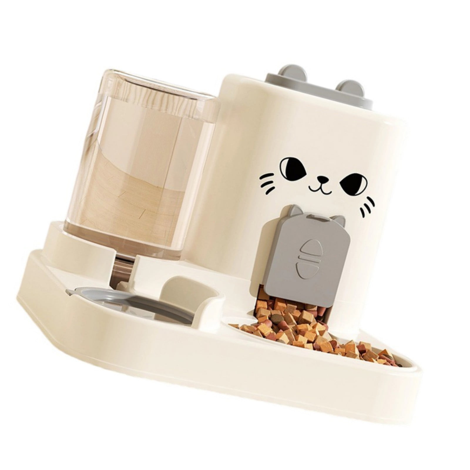 Dog Feeding Station Automatic Water Fountains Removable Stainless Steel ...