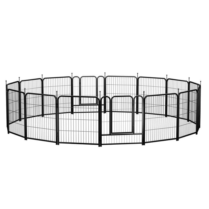 Dog Fence Playpen 24"/32"/40" Small/Medium/Large Dog Indoor Outdoor ...