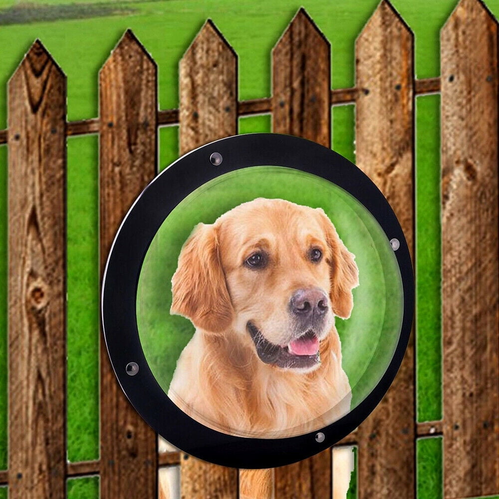 Vinyl Fence Dog Window