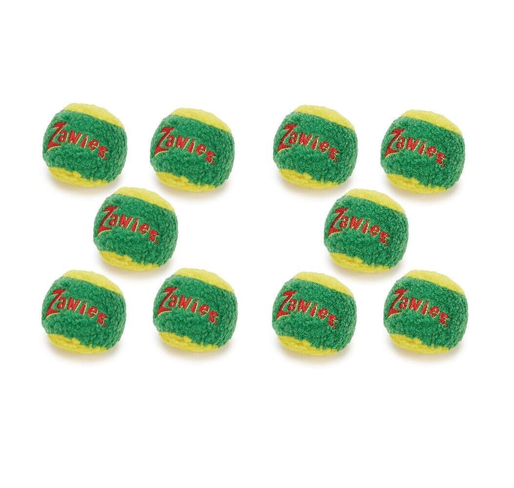 Dog Fetch and Play Balls 3 Inch Rubber Soft Shaggy Color Squeaker Bulk ...