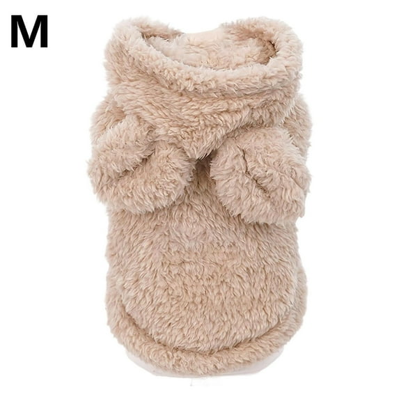 Dog Fleece Hoodie Grey Basic, Winter Pet Sweater 1 Pack Size S, Soft ...