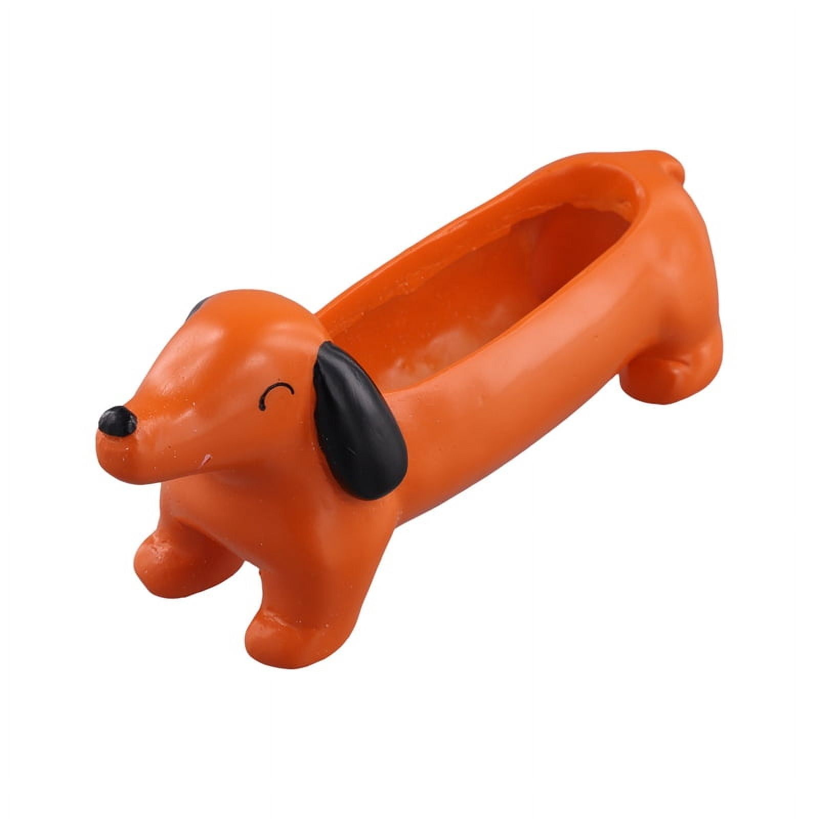 Dog Flower Pot Dachshund Decorative Flower Pot Flower Pot Indoor and ...