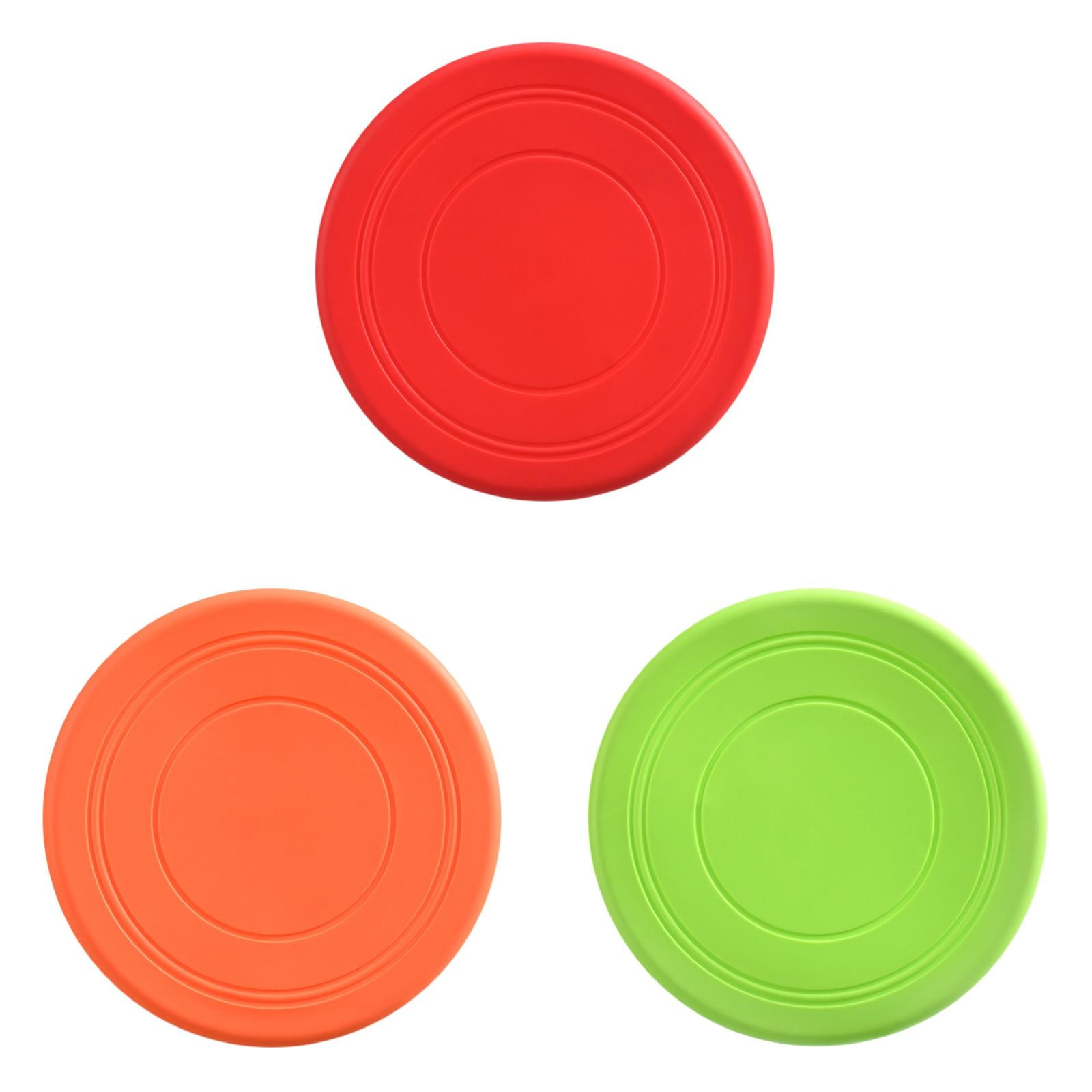 Dog Flying Disc, 3 Pack Dog Flyer Dog Toy, Dog Soft TPR Interactive ...