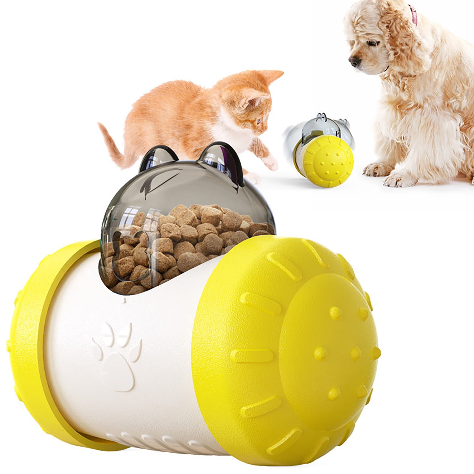 Dog Food Puzzle Toy Adjustable Treat Dispensing Food Dispenser Slow ...