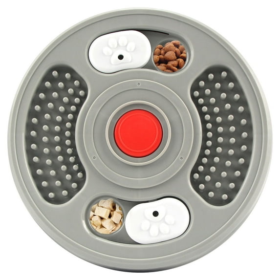Dog Food Puzzles Slow Feeder Bowl With Lick Mat For Small Breeds Puppy ...