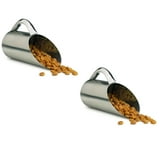 Dog Food Scooper Matte Finish Stainless Steel Easy Way to Scoop Kibble ...