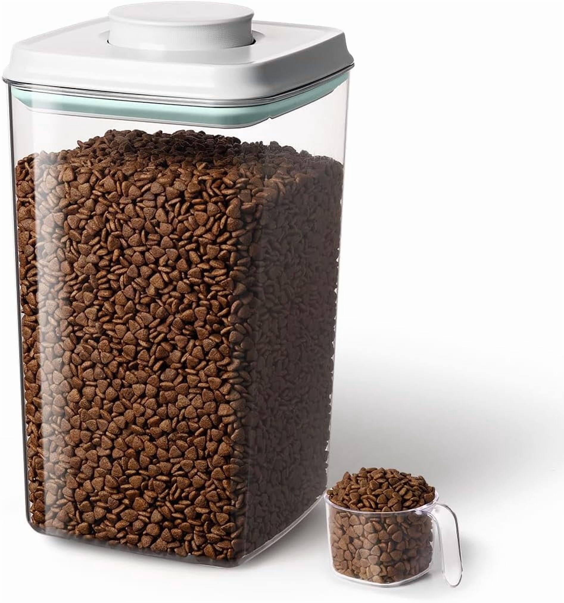 Dog Food Storage Container with 130ml Scoop – 4L/4.2qt Airtight Dog ...